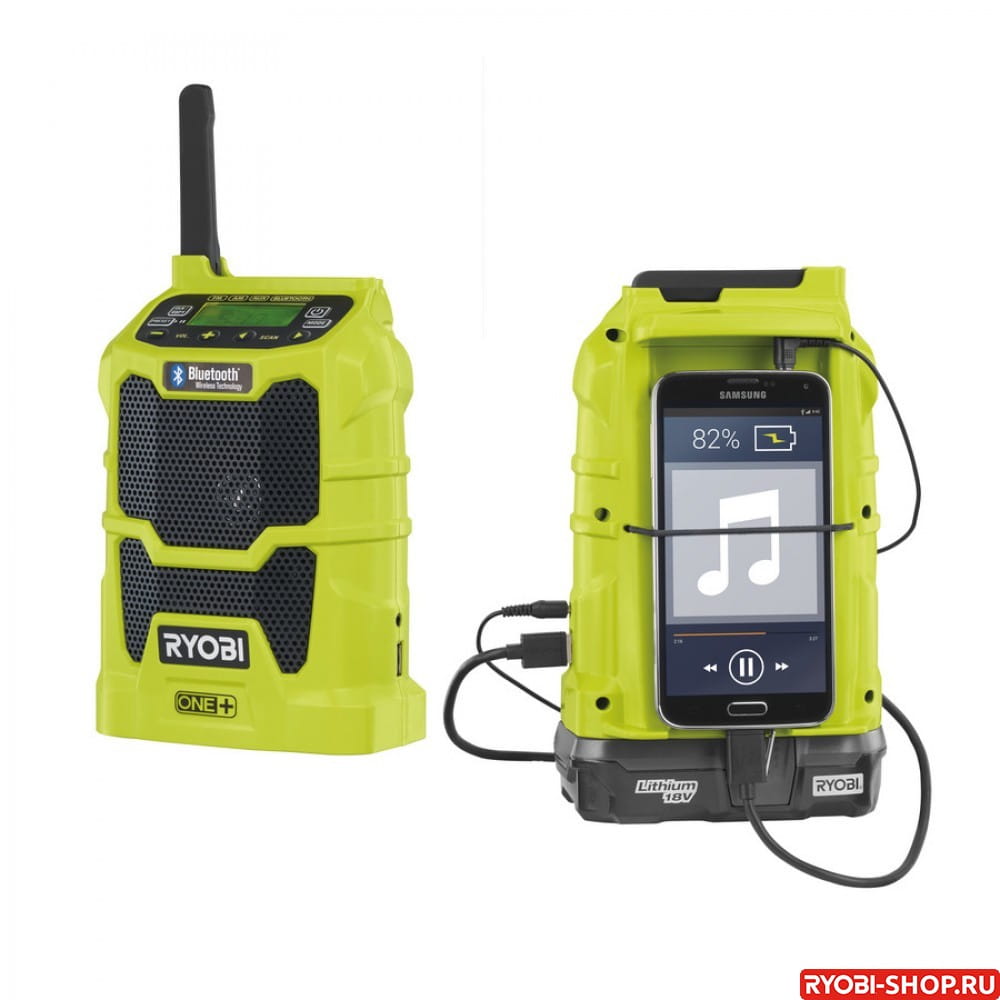 Радиоприёмник аккумуляторный Ryobi R18R-0 ONE+ 5133002455 - Радио в ...