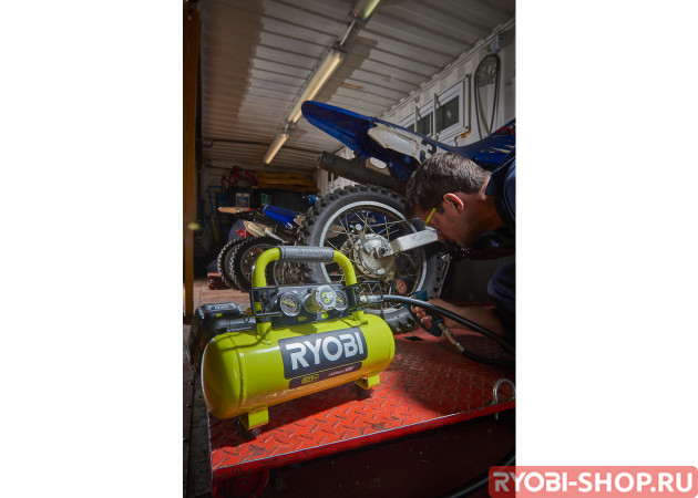Компрессор аккумуляторный Ryobi R18AC-0 ONE+ 5133004540 - Другие ...